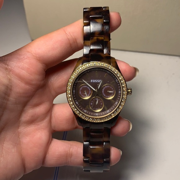 Fossil | Accessories | Tortoise Fossil Watch | Poshmark